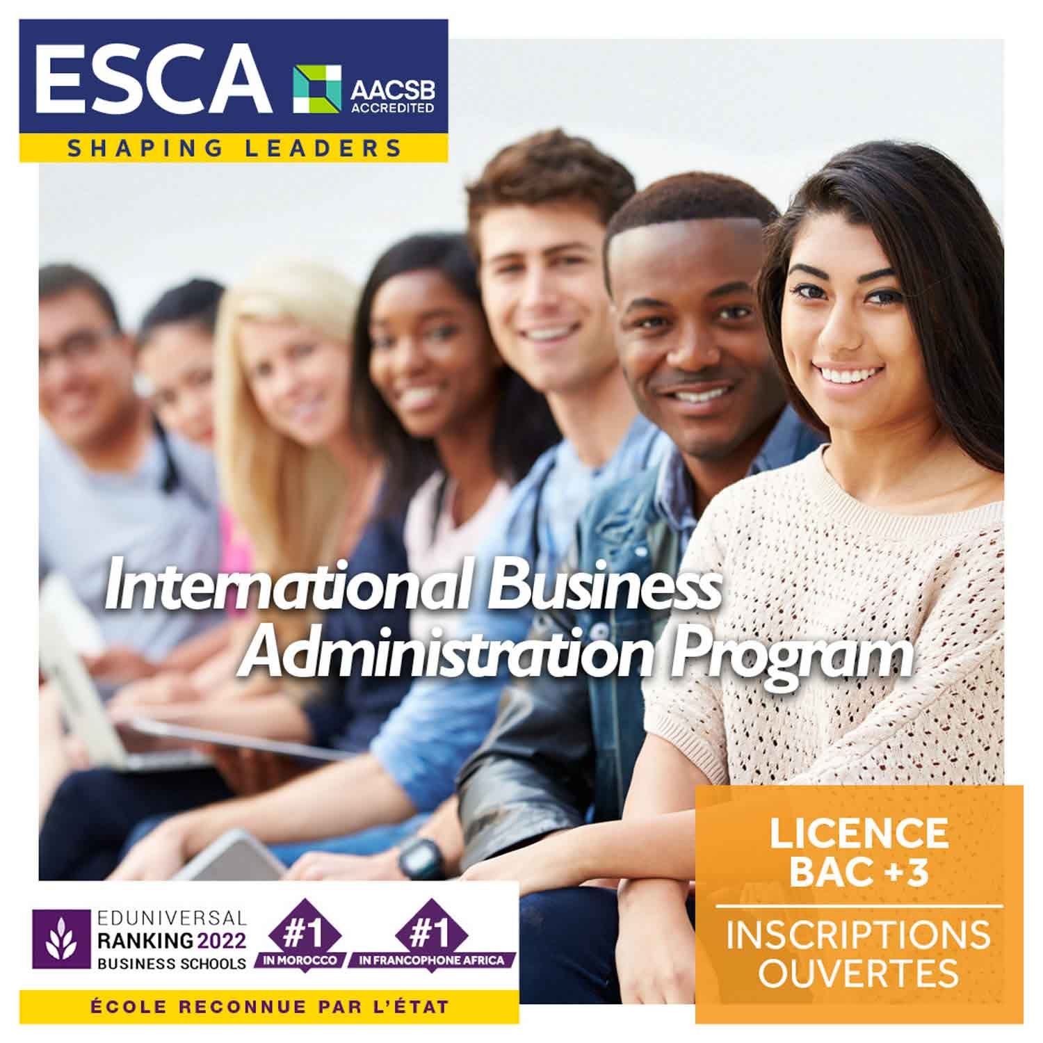 Licences BAC 3 | ESCA Ecole de Management